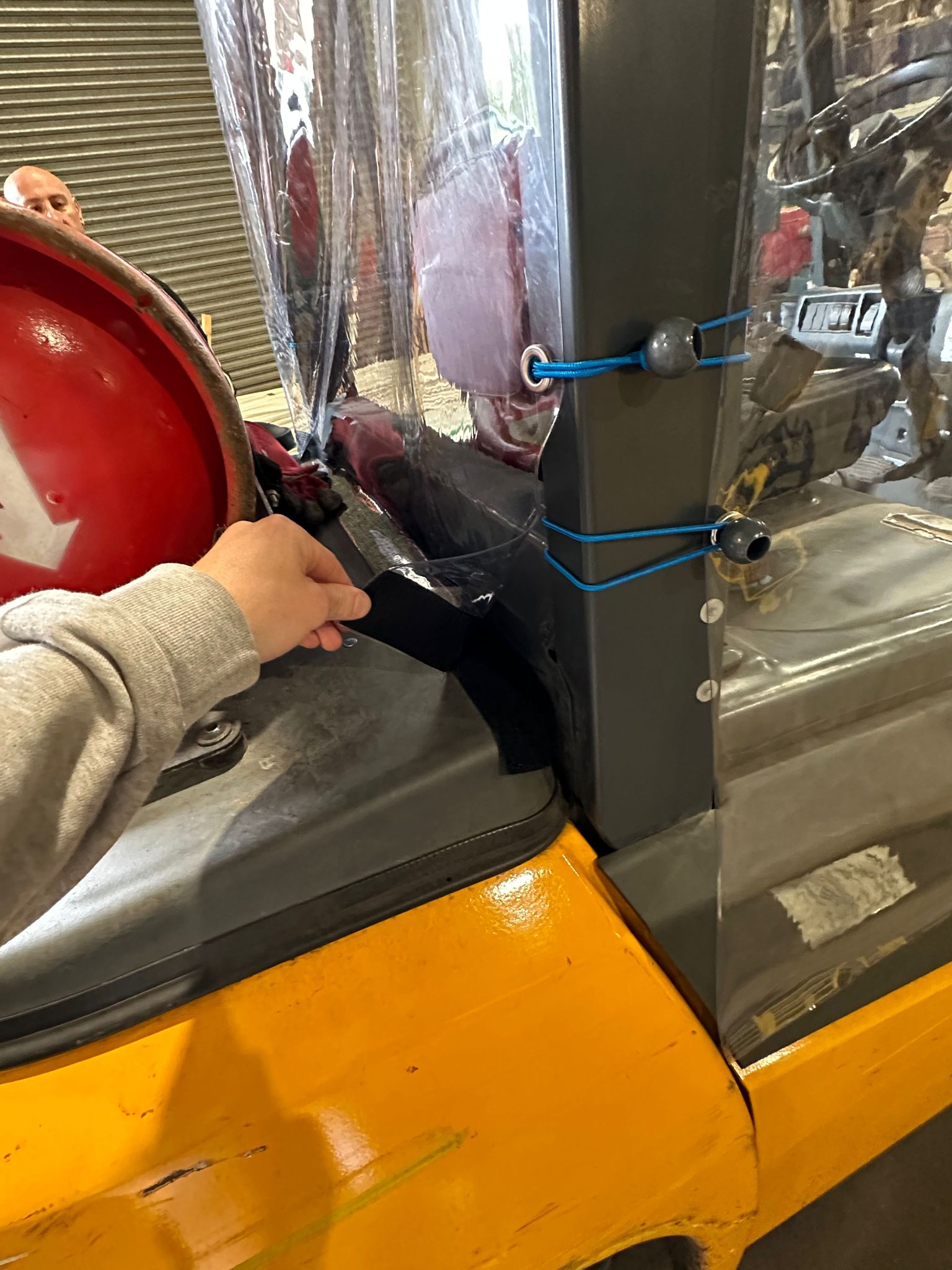 Heavy Duty Transparent Forklift Cover - Crystal Clear Waterproof Cover ...