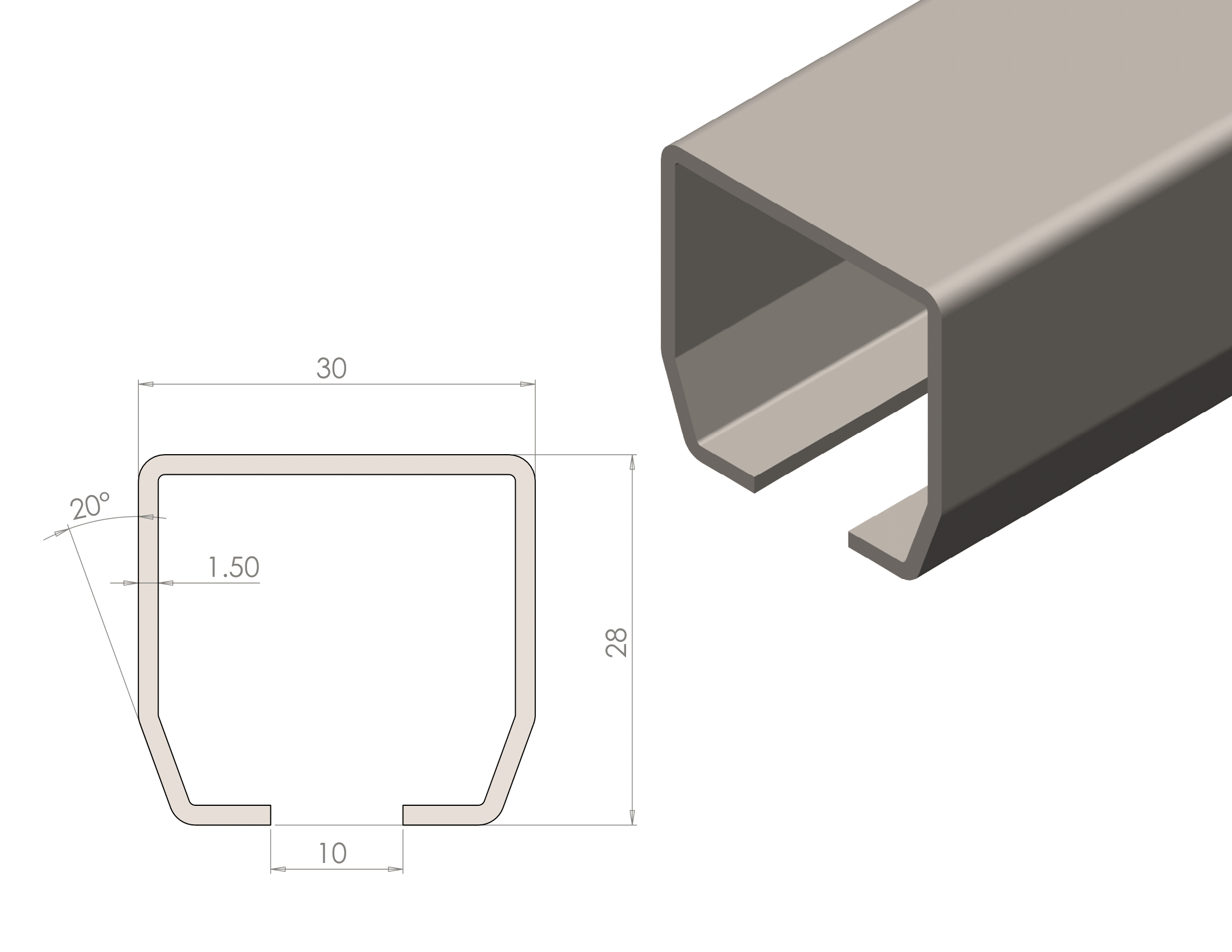Heavy Duty Sliding Curtain Rail – Hutchinson's PVC Solutions