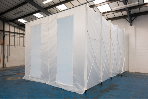 Retractable Spray Booth